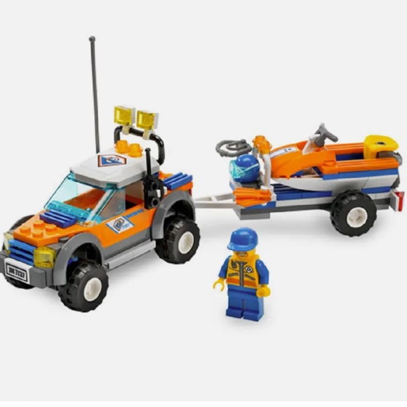 Lego | Toys | Lego City 7737 Coast Guard 4wd Jet Scooter | Poshmark